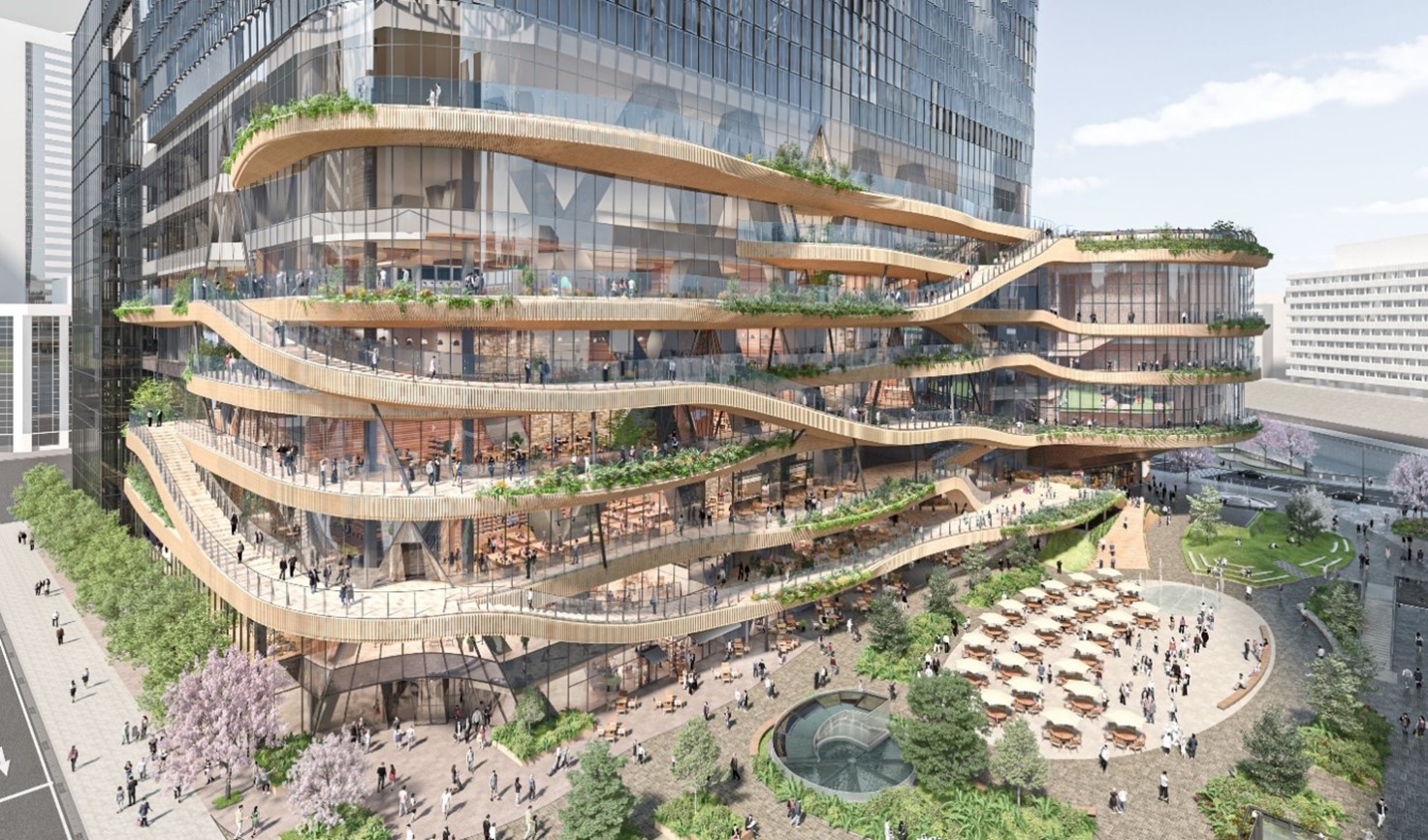 【2,000席級のホールも】東京駅前に日本一の高さ「Torch Tower」 - 展示会とMICE